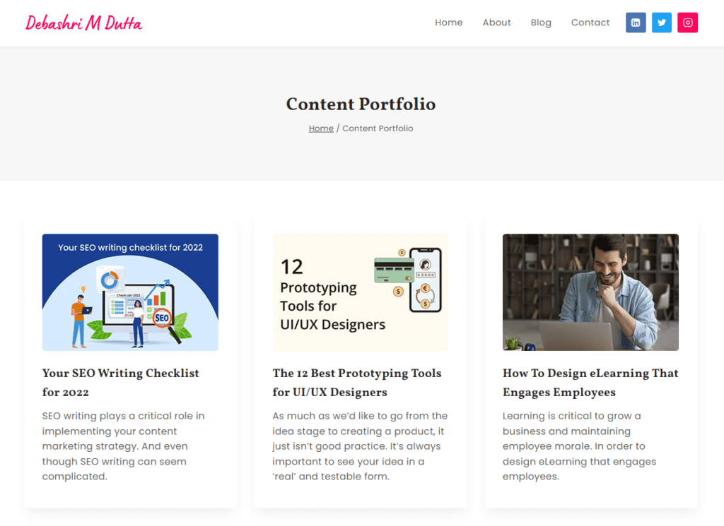 How To Create A Content Writing Portfolio and 5 Examples To Inspire How To Create A Content Writing Portfolio and 5 Examples To Inspire